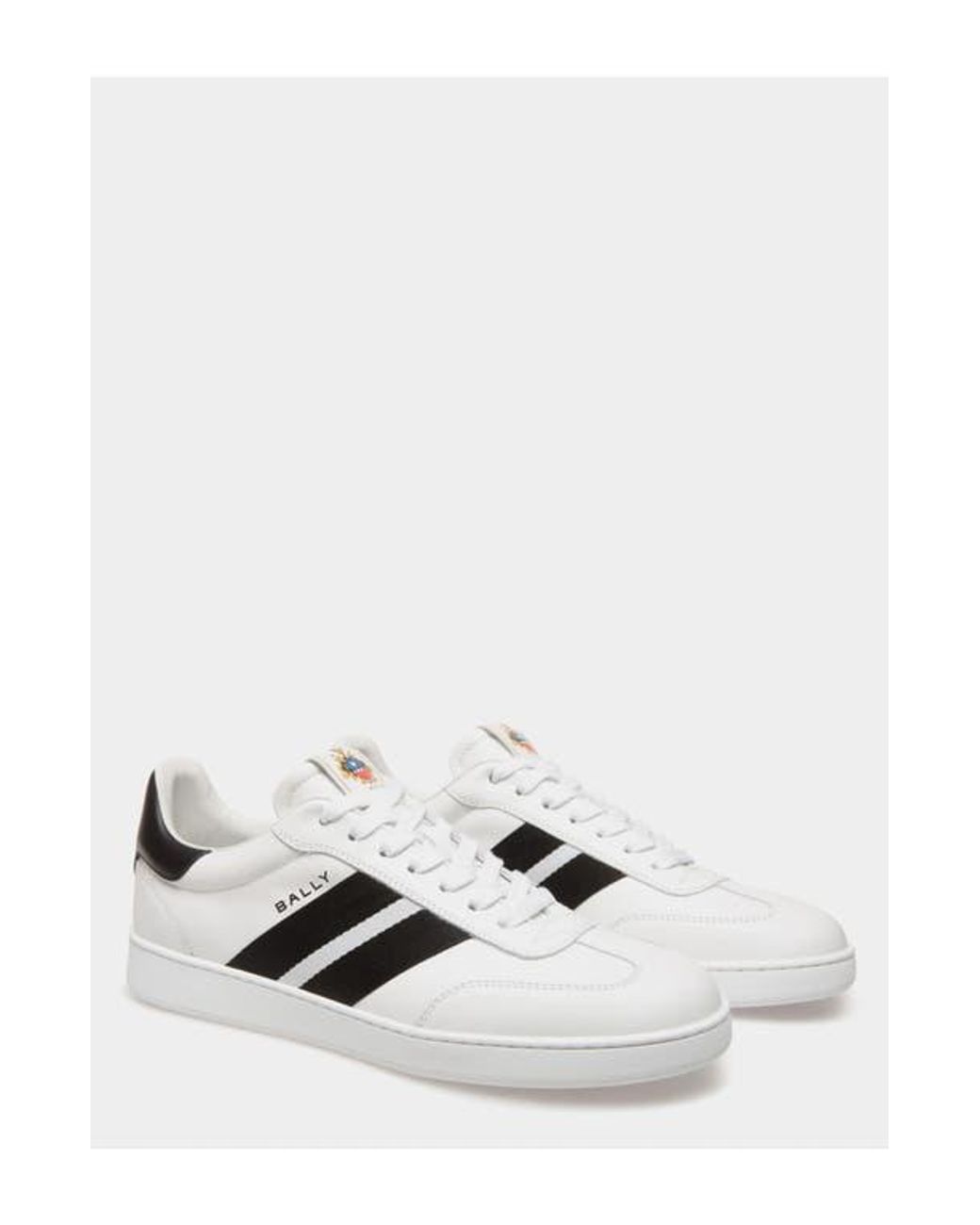 Bally Retro Crest Sneaker in White for Men | Lyst