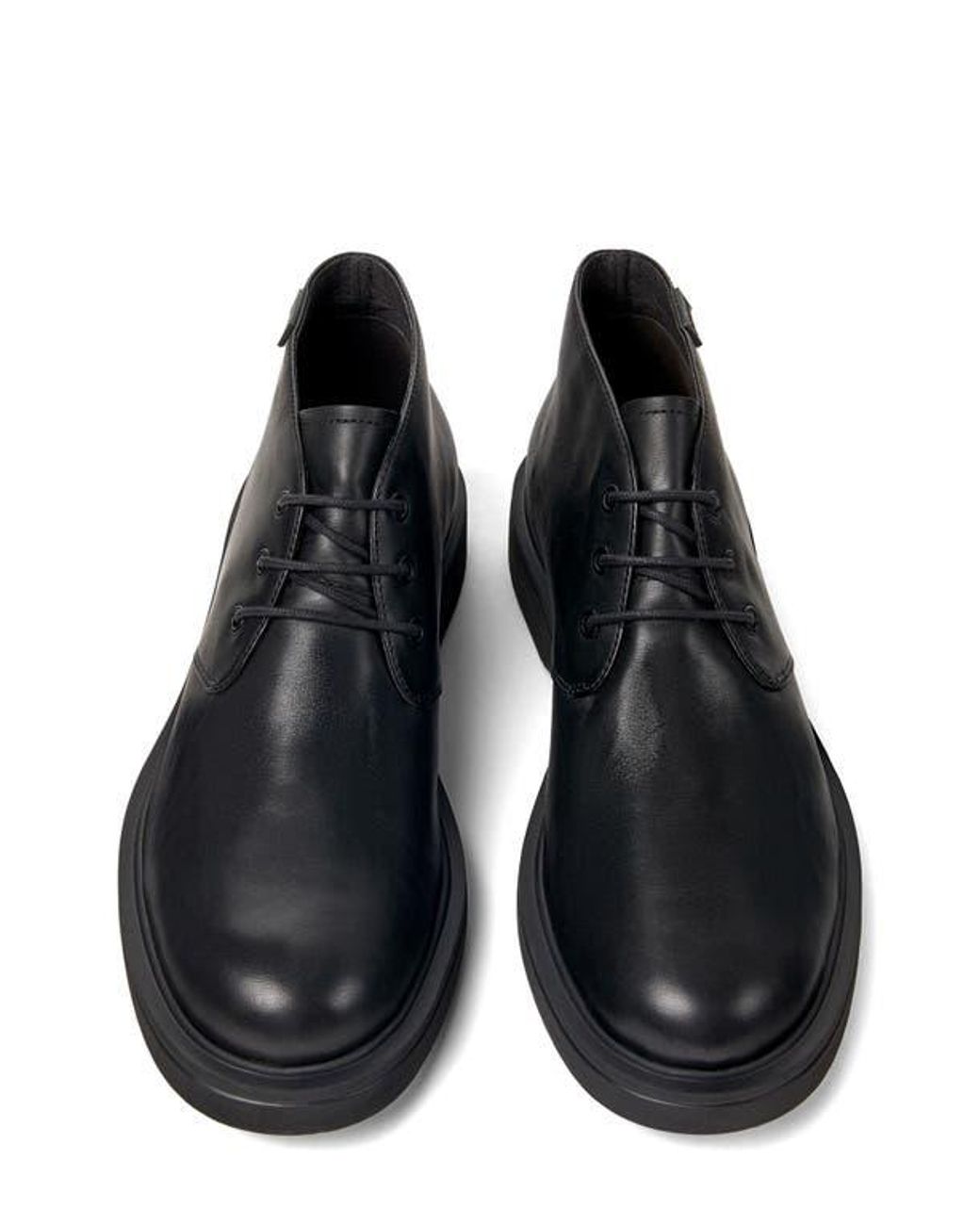 Camper Norman Derby Boot in Black for Men | Lyst