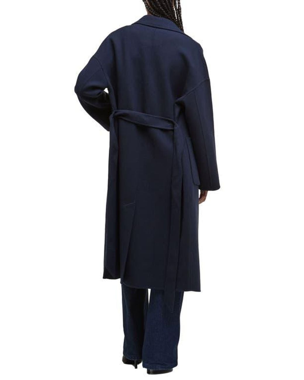 Barbour Rachel Wool Blend Coat in Blue | Lyst