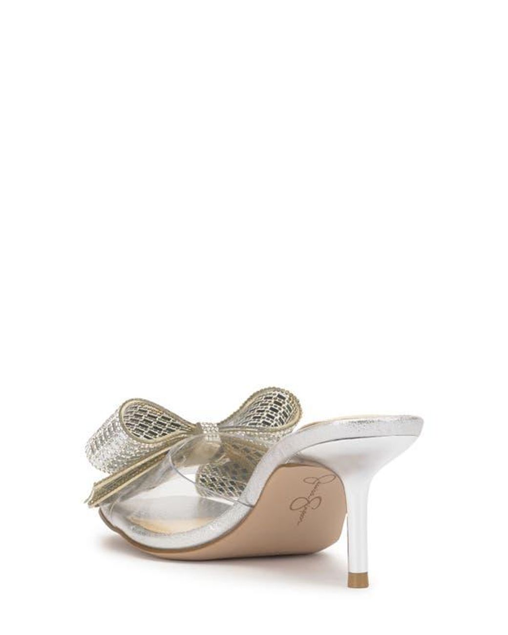 Jessica Simpson Celisha Slide Sandal in White | Lyst