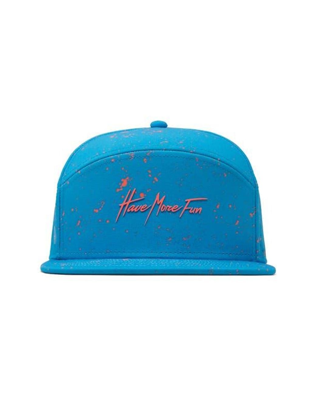 Melin Trenches Icon Neon Drip Hydro Performance Snapback Hat in Blue ...