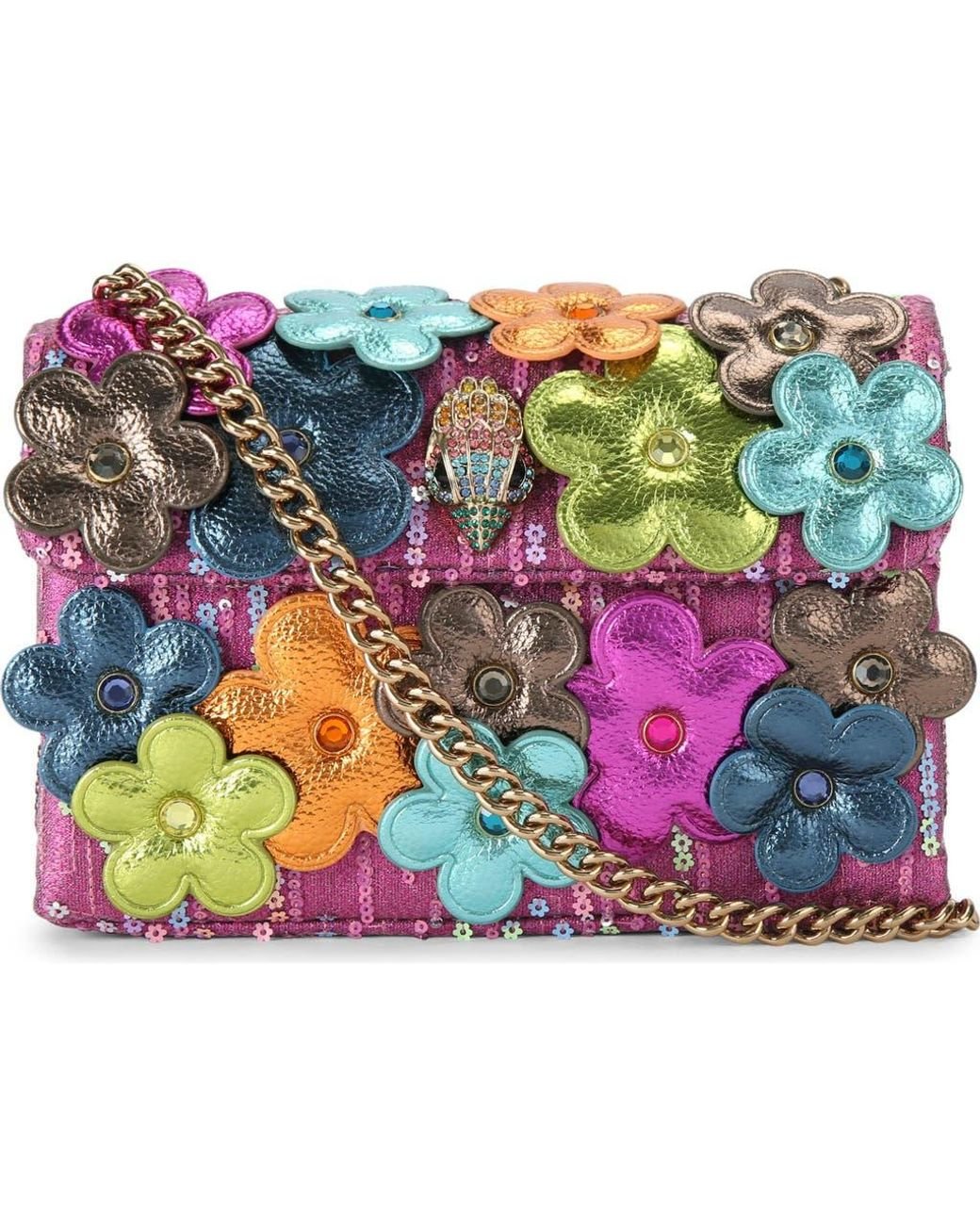 Kurt Geiger Medium Kensington Daisy Convertible Shoulder Bag in Pink | Lyst