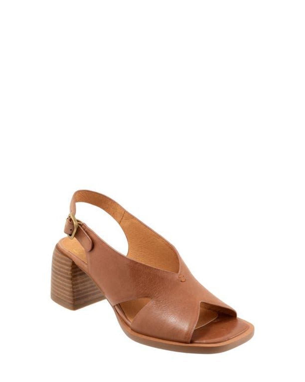EOS FOOTWEAR Isadora Slingback Sandal in Brown | Lyst