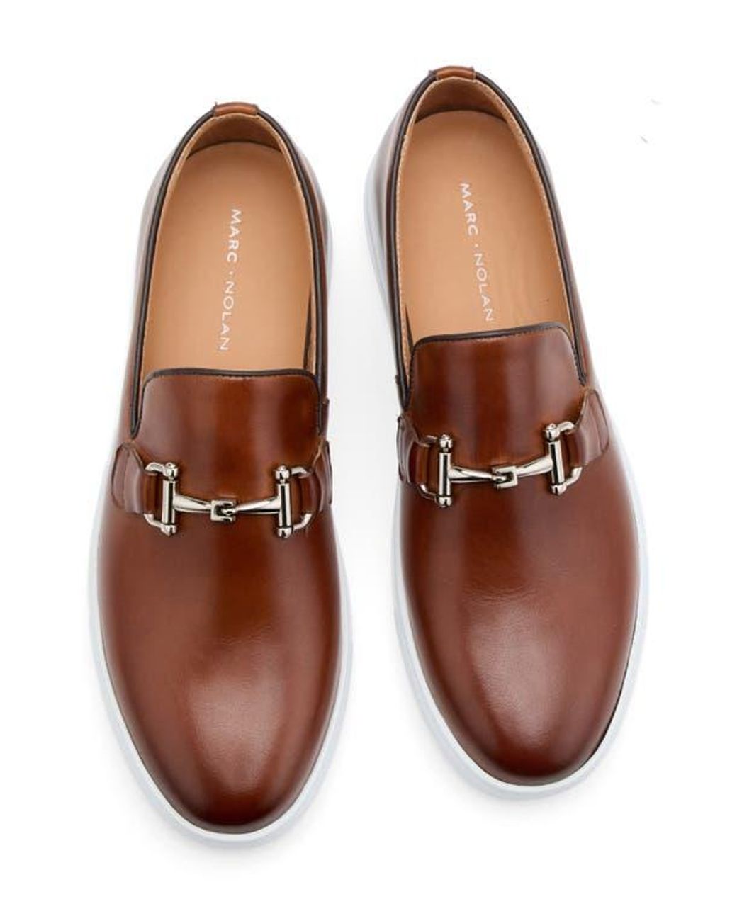 MARC NOLAN Boardwalk Bit Loafer in Brown for Men | Lyst