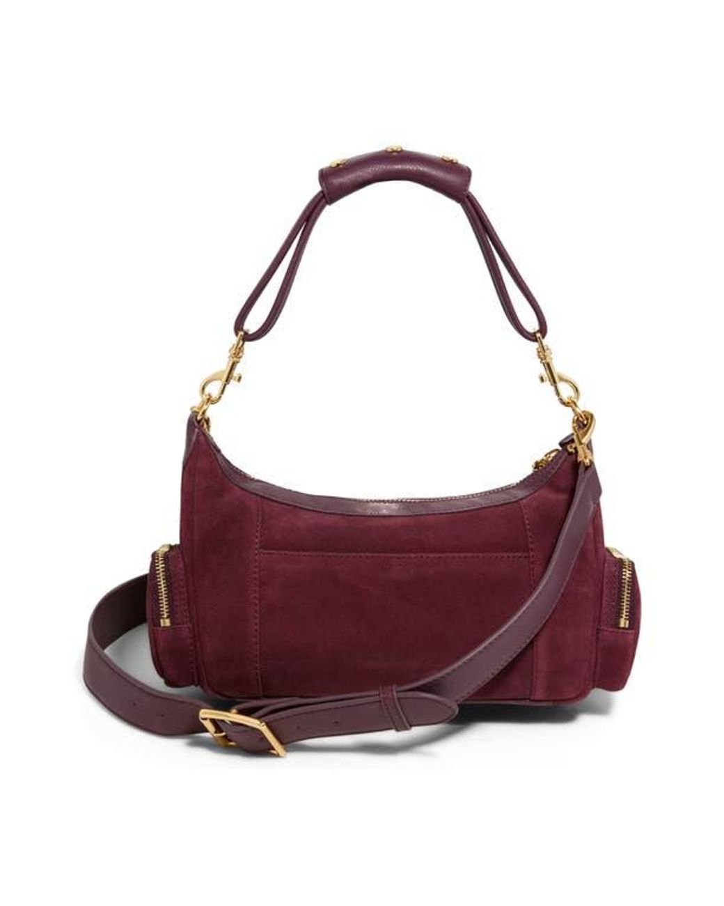 Aimee Kestenberg Away We Go Suede Shoulder Bag in Purple | Lyst