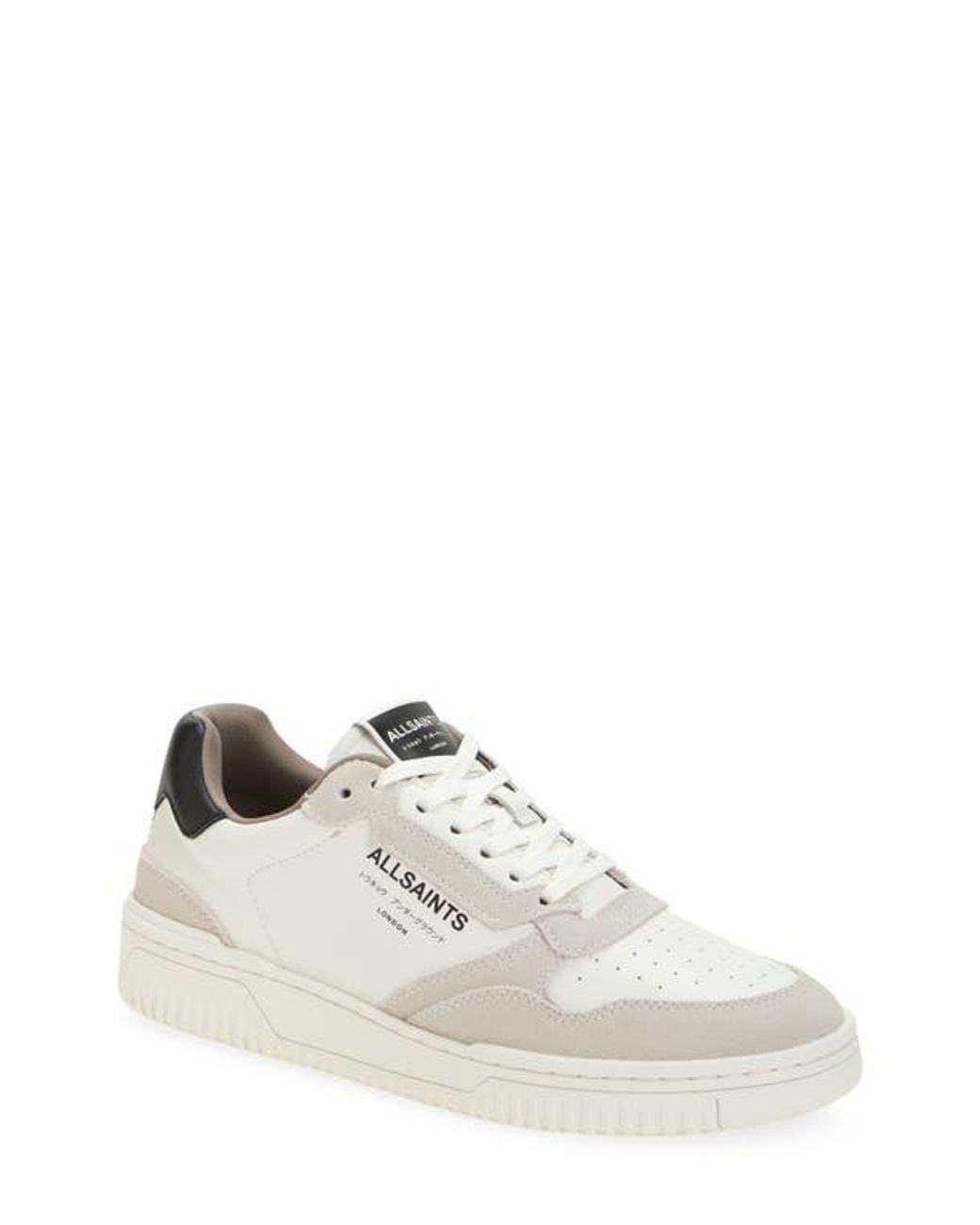AllSaints Regan Low Top Sneaker in White for Men | Lyst