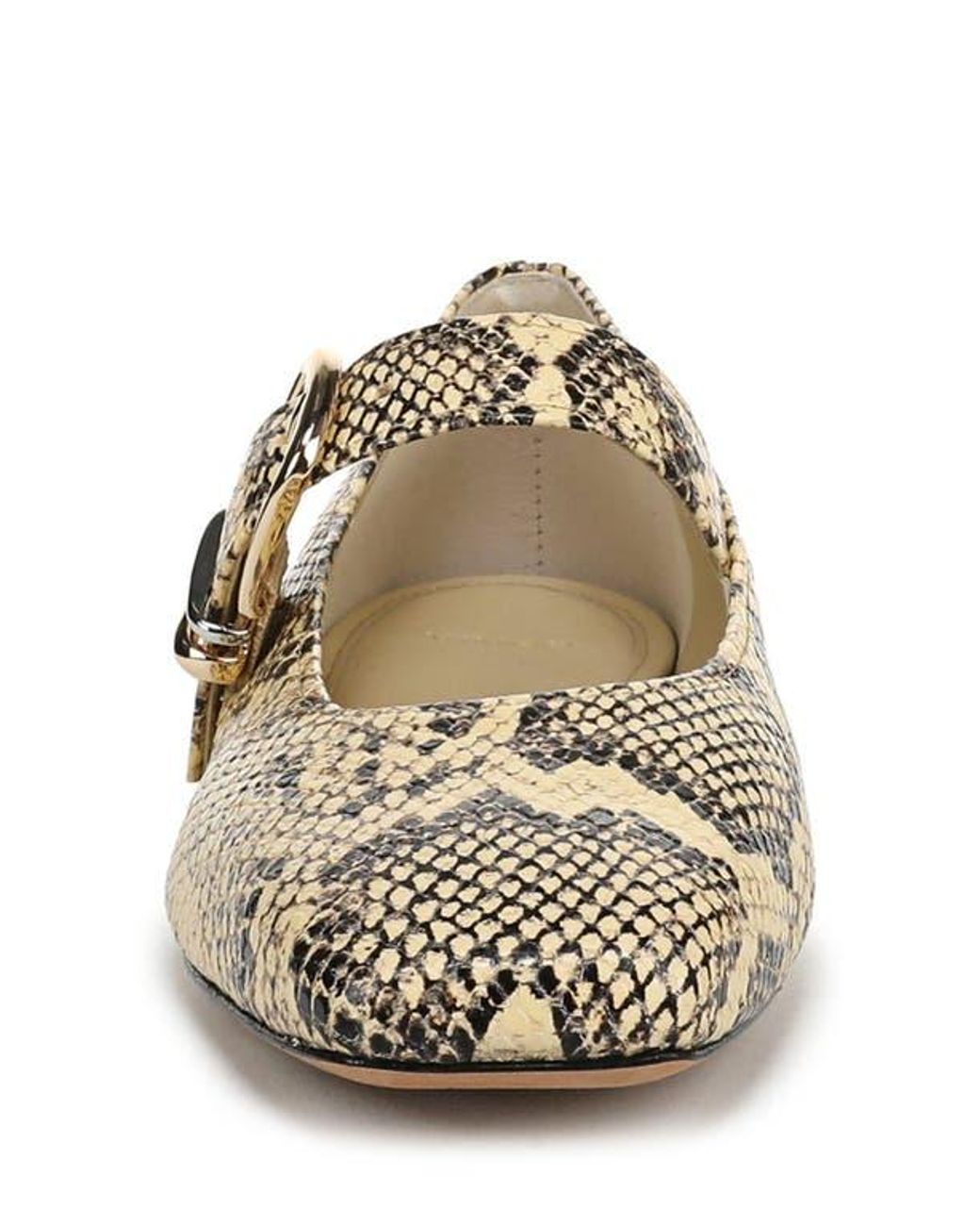 Vince Daniela Mary Jane Flat in Metallic | Lyst