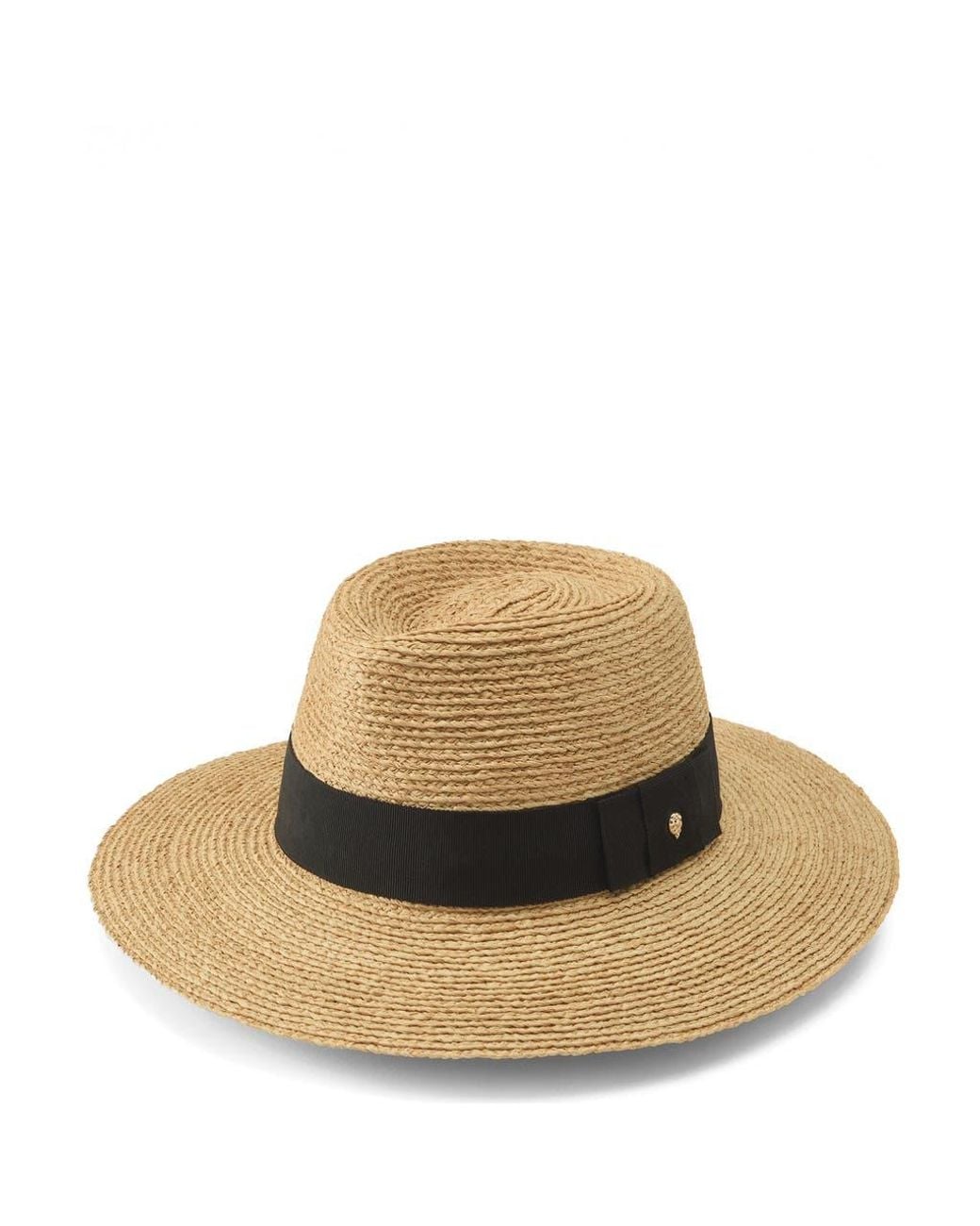 Helen Kaminski Jenna Raffia Straw Fedora in Natural | Lyst