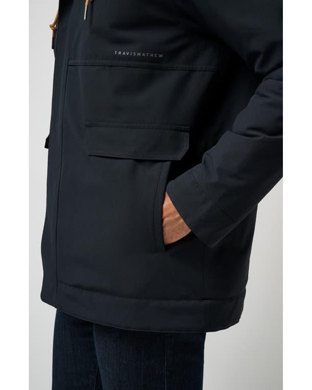 Travis Mathew Mountain Pass Waterproof Jacket in Blue for Men | Lyst