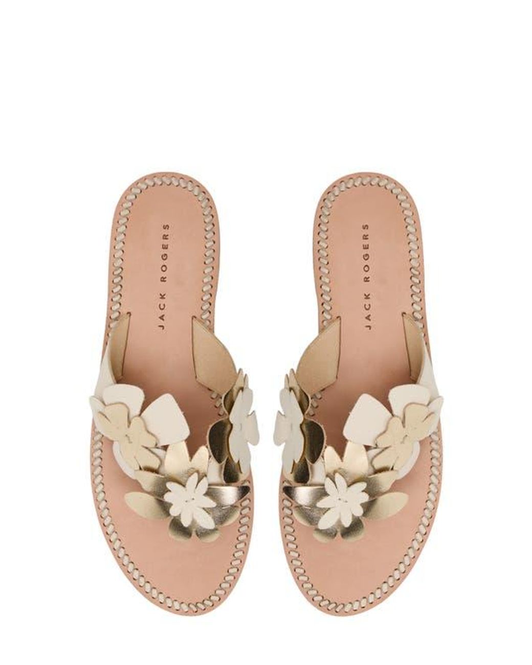Jack Rogers Talahi Sandal in Natural | Lyst