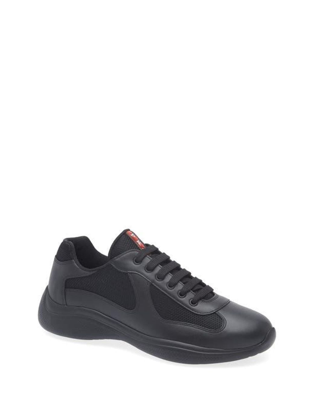 Prada America's Cup Soft Bike Low Top Sneaker in Blue for Men | Lyst