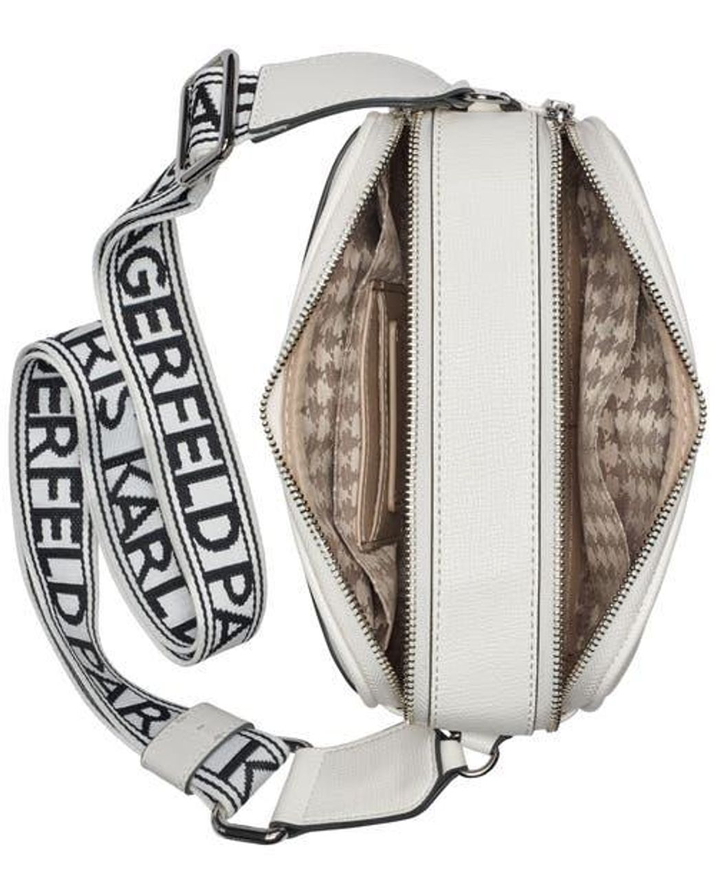 KARL LAGERFELD Maybelle Crossbody in Metallic | Lyst