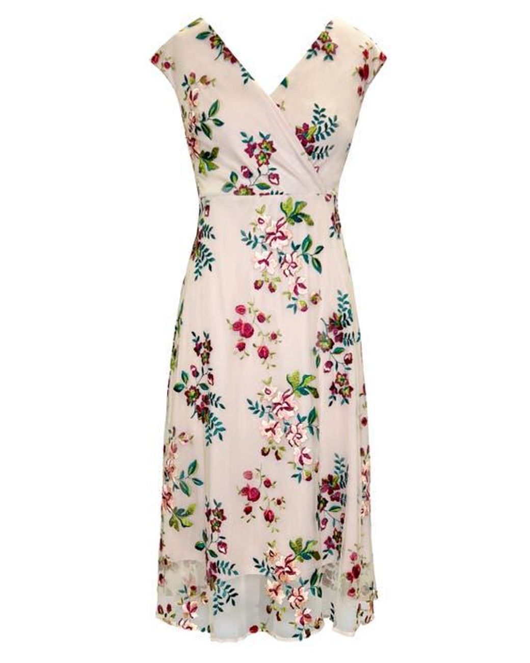 Alie Street London Grace Midi Dress in Pink | Lyst