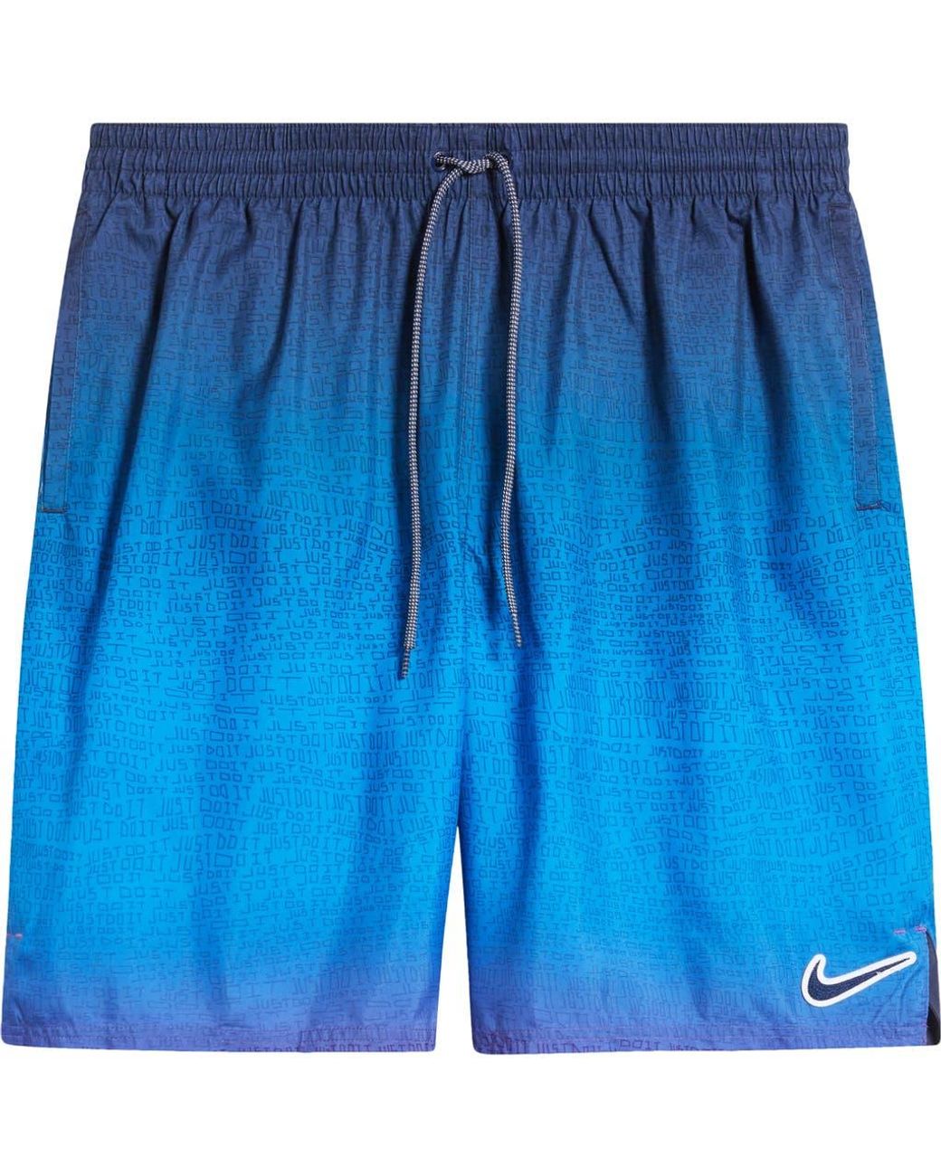 Nike 9-Inch Volley Swim Trunks in Blue for Men | Lyst