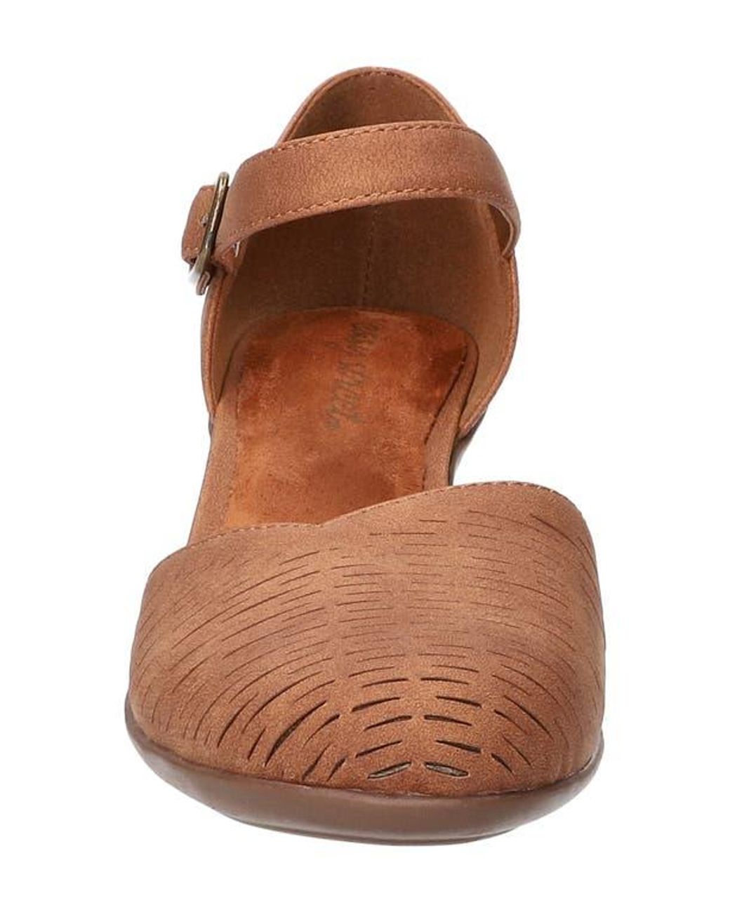Easy Street Justina D'Orsay Pump in Brown | Lyst