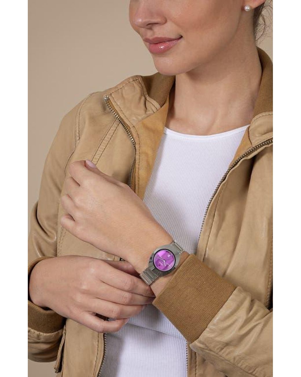Rado Diastar Original Automatic Bracelet Watch, 30Mm in Pink | Lyst