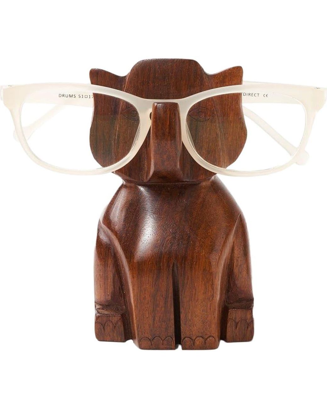 Matr Boomie Trunk Up Elephant Eyeglass Holder Stand in Brown | Lyst