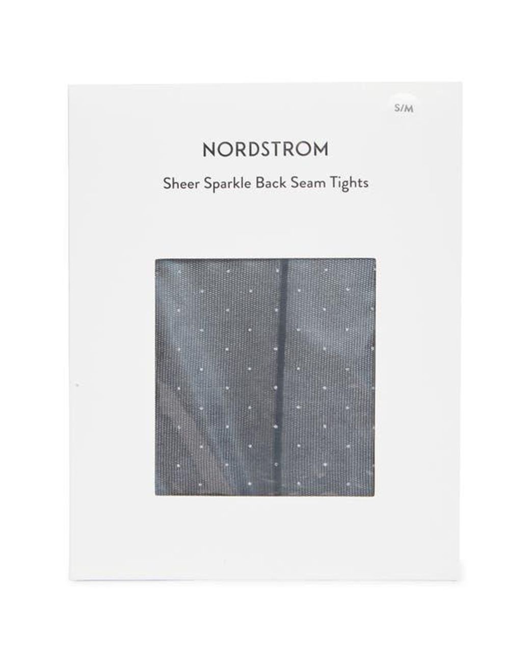 Nordstrom Sheer Sparkle Back Seam Tights in Blue | Lyst