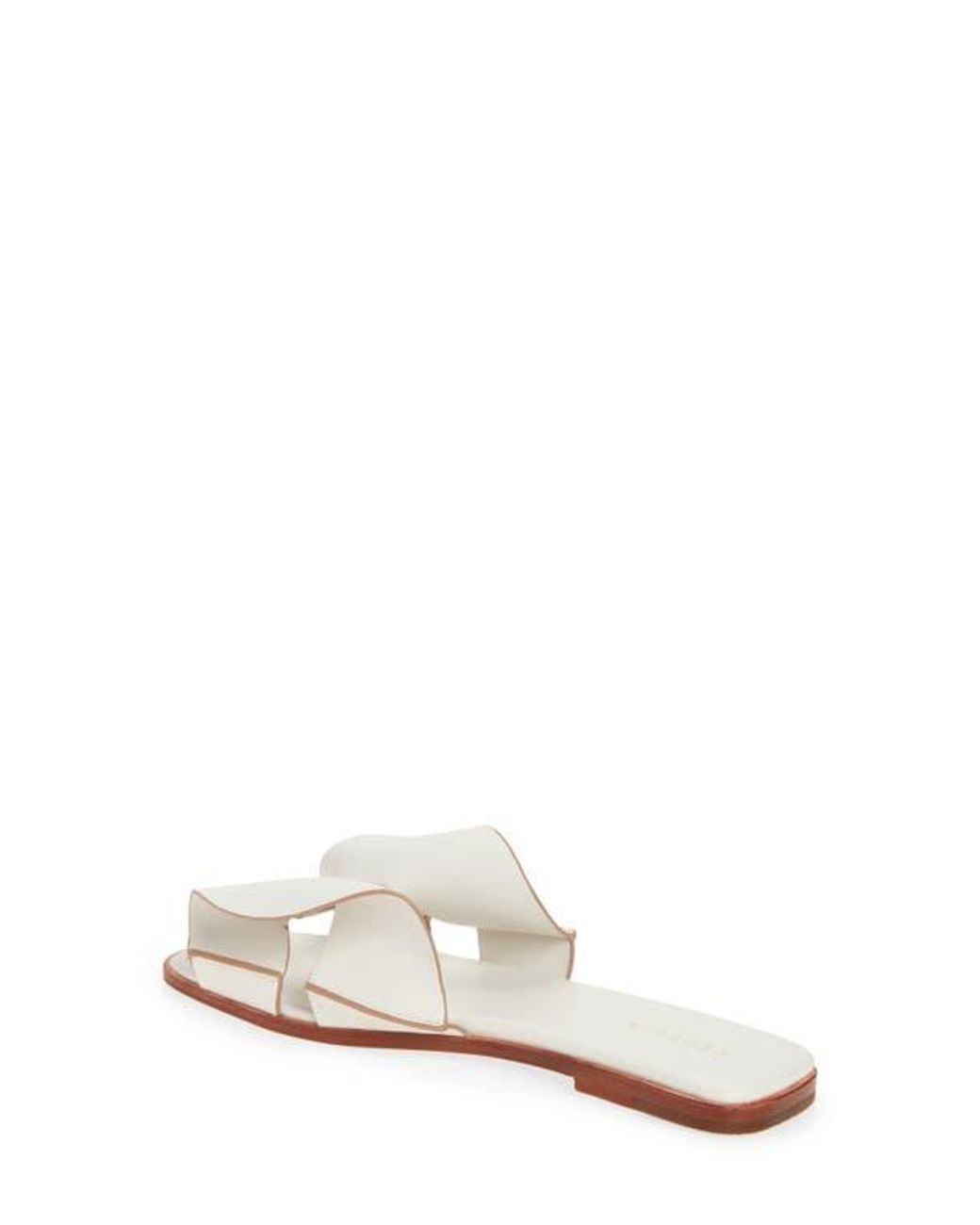 Cecelia New York Wendy Slide Sandal in White | Lyst