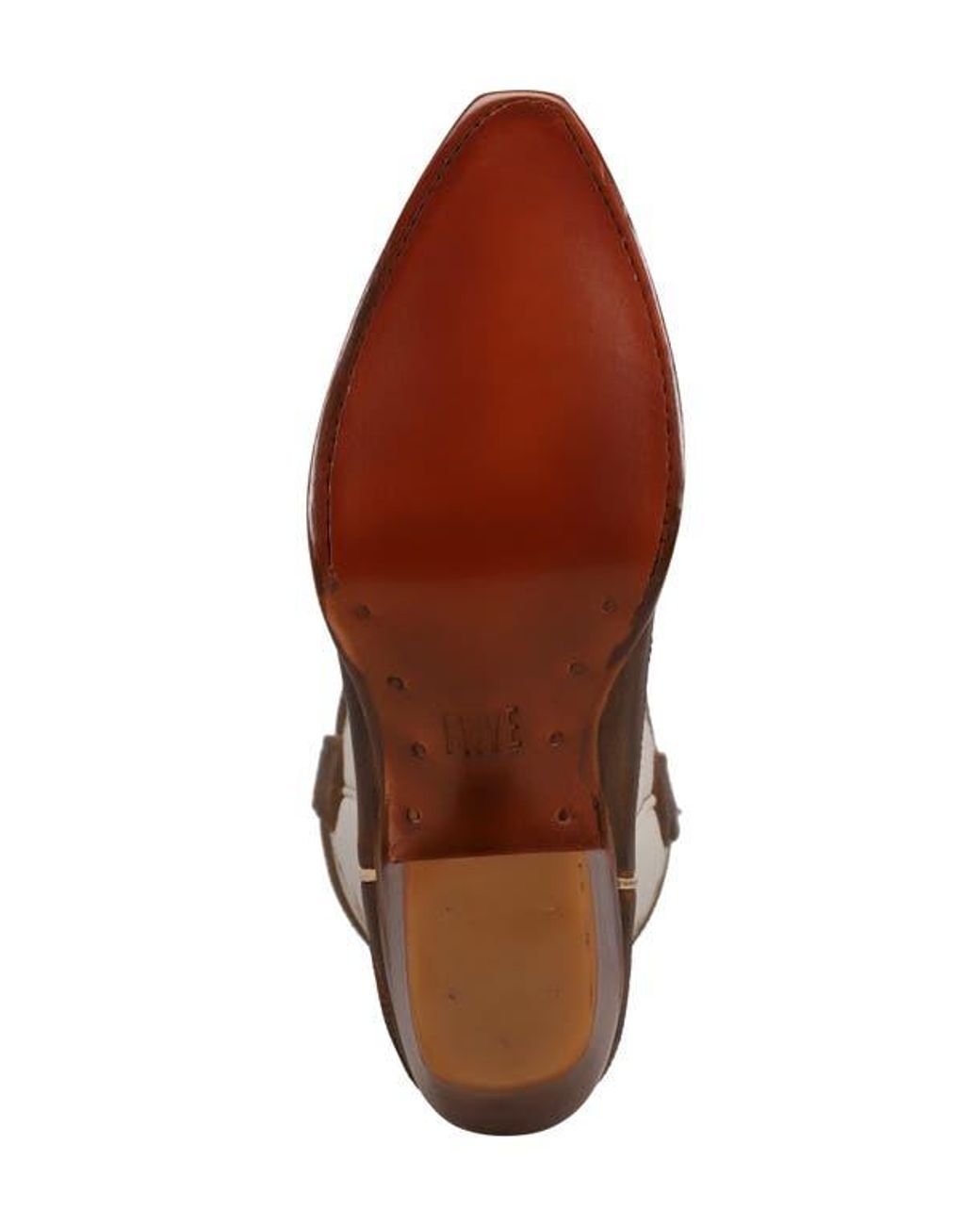 Frye Sacha Knee High Western Boot in Brown | Lyst