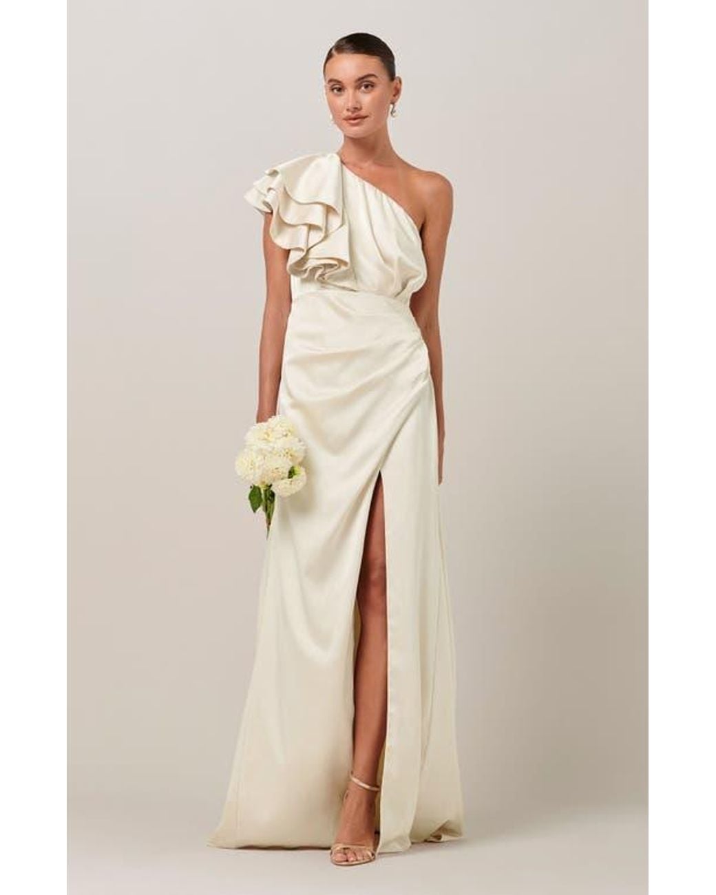 Savel Orlah Gown in Natural | Lyst