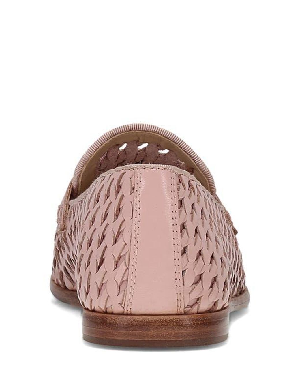 Frye Faith Woven Penny Loafer in Pink | Lyst
