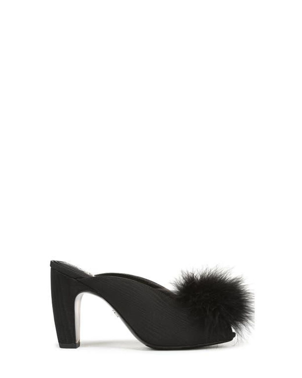Sam Edelman Witney Feather Embellished Pump in Black | Lyst