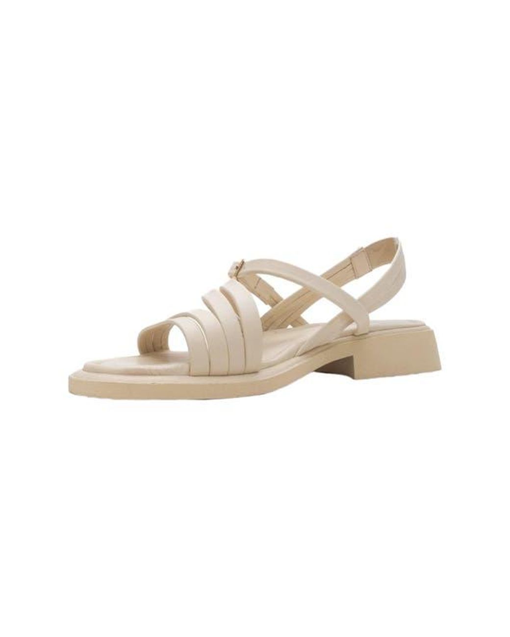 Forever & Always Shoes Cesar Leather Sandals in Natural | Lyst