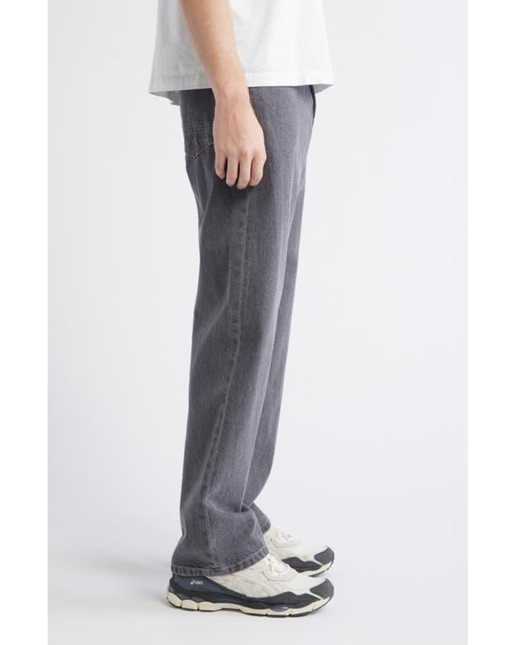 PacSun Hendrix Wide-Leg Jeans in Gray for Men | Lyst