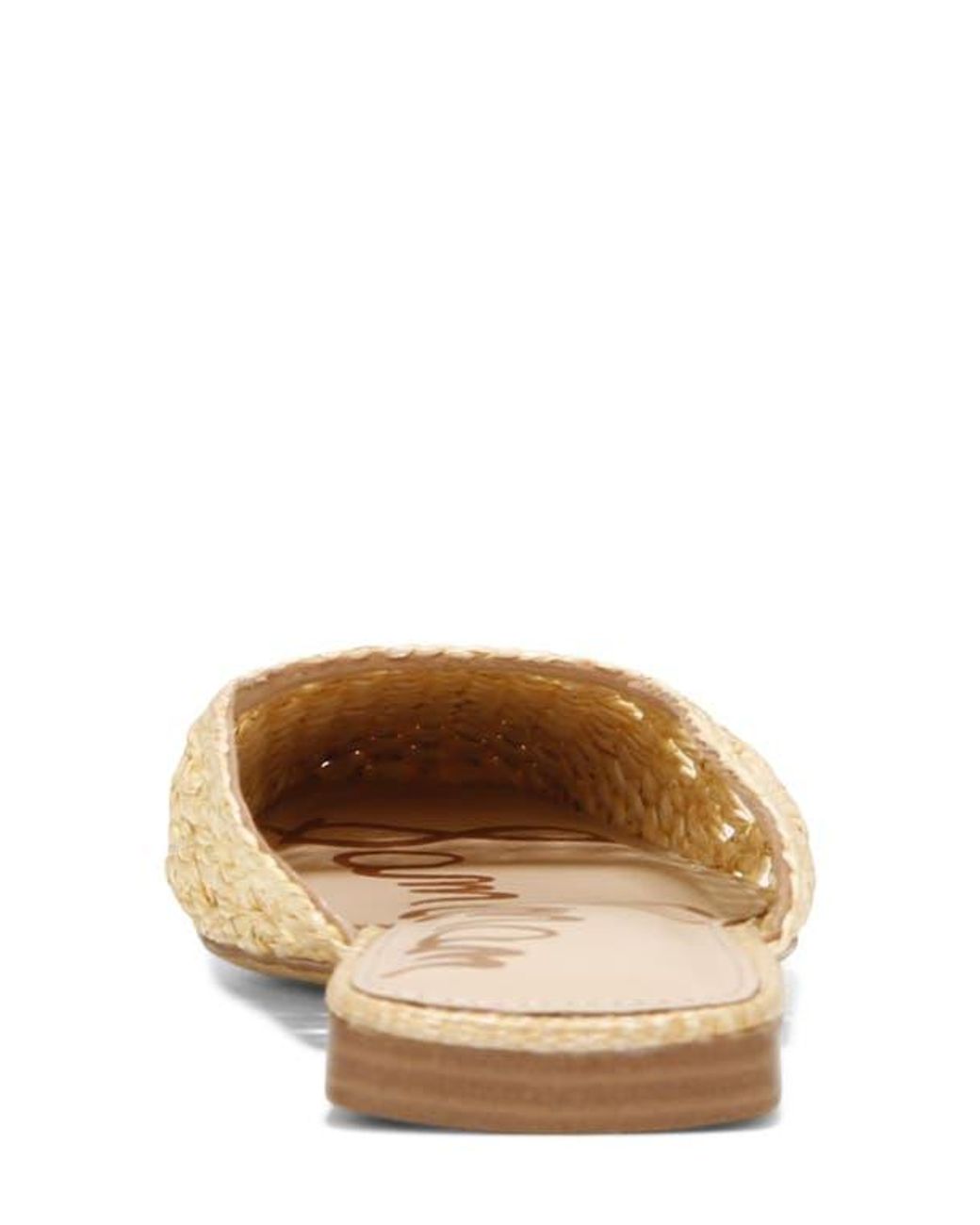 Sam Edelman Nola Woven Mule in Natural | Lyst