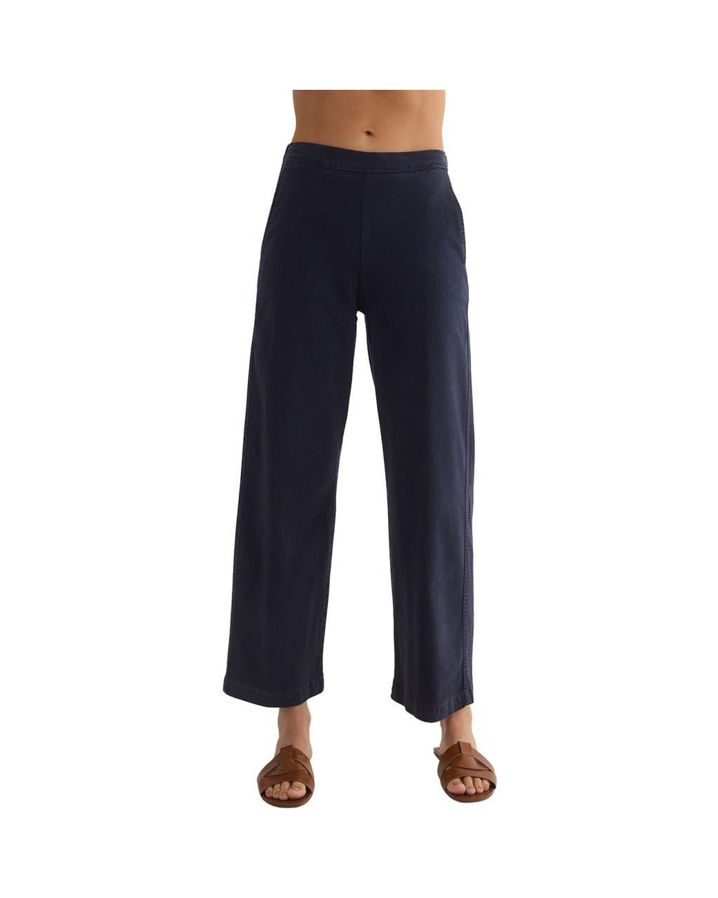 Bella Dahl Catalina Clean Front Pull-On Pants in Blue | Lyst