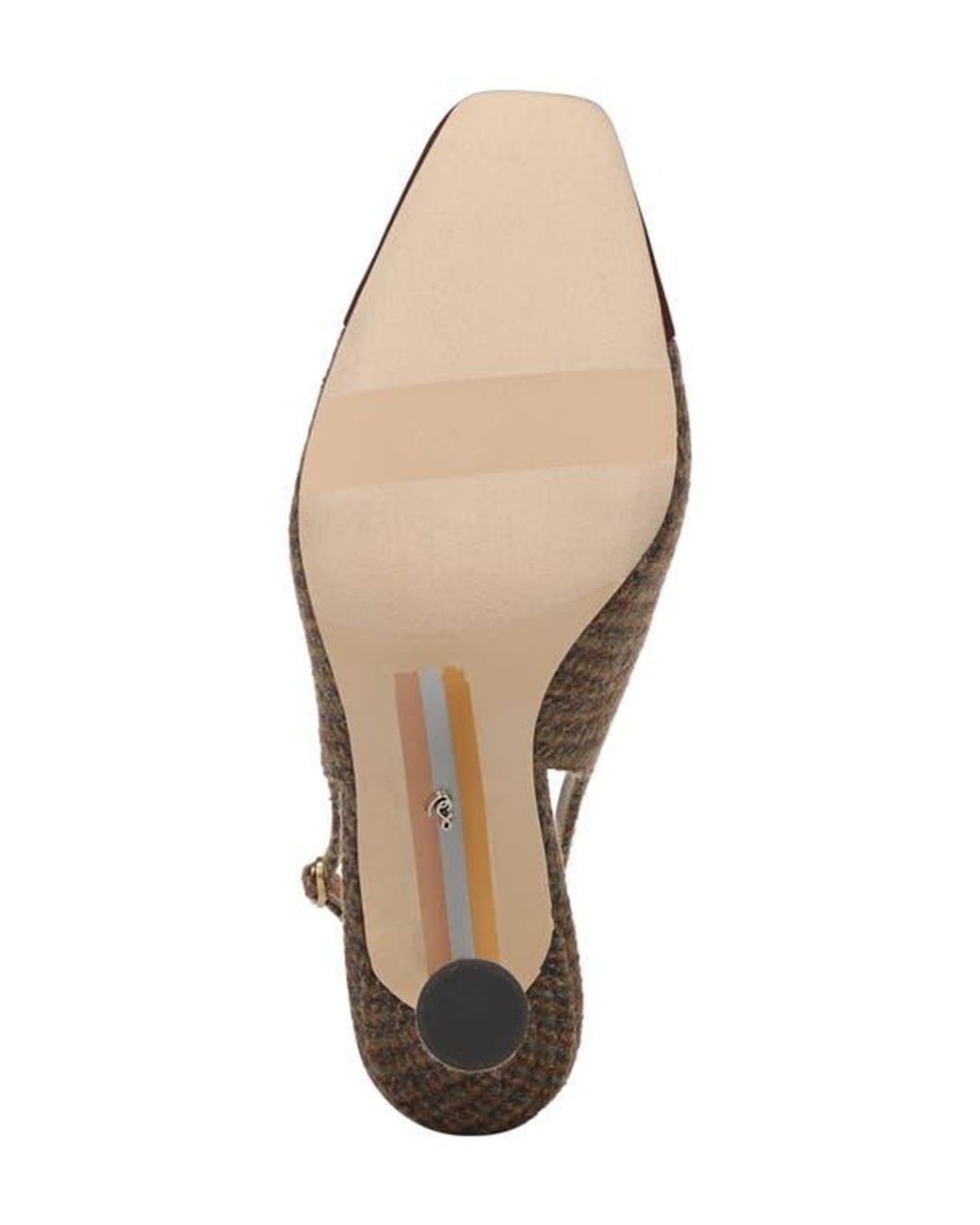 Sam Edelman Essa Slingback Pump in Brown | Lyst