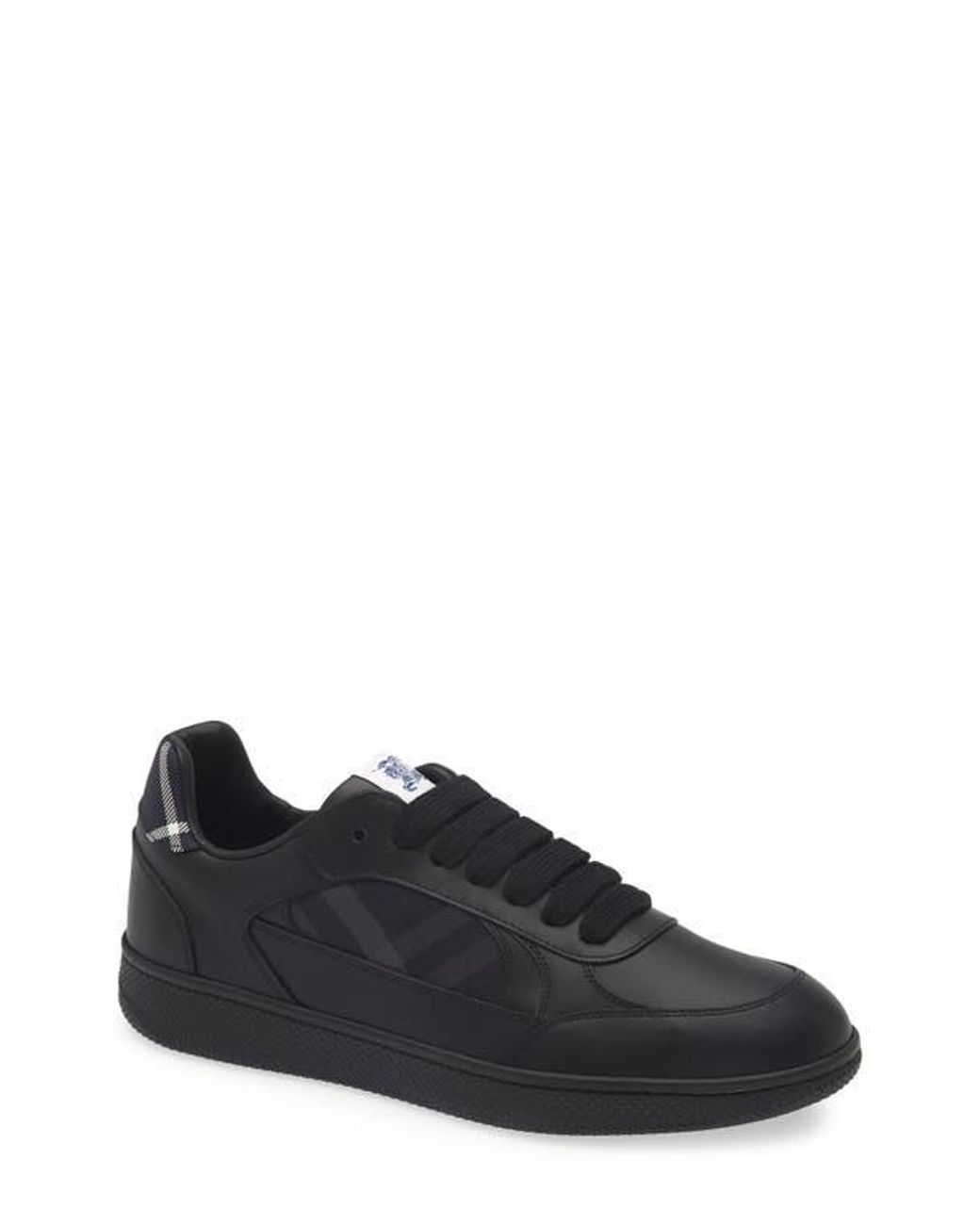 Burberry Terrace Check Sneaker in Black for Men | Lyst