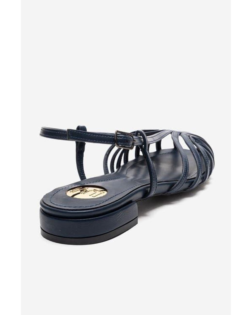 Prologue Shoes Liss Strap Sandal in Blue | Lyst