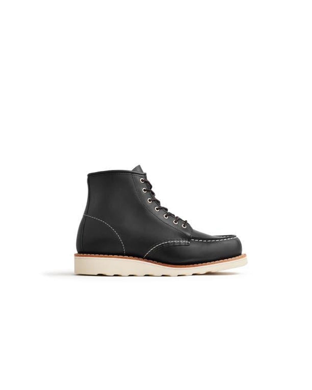Red Wing Classic Moc Boundary Leather Boot in Black | Lyst