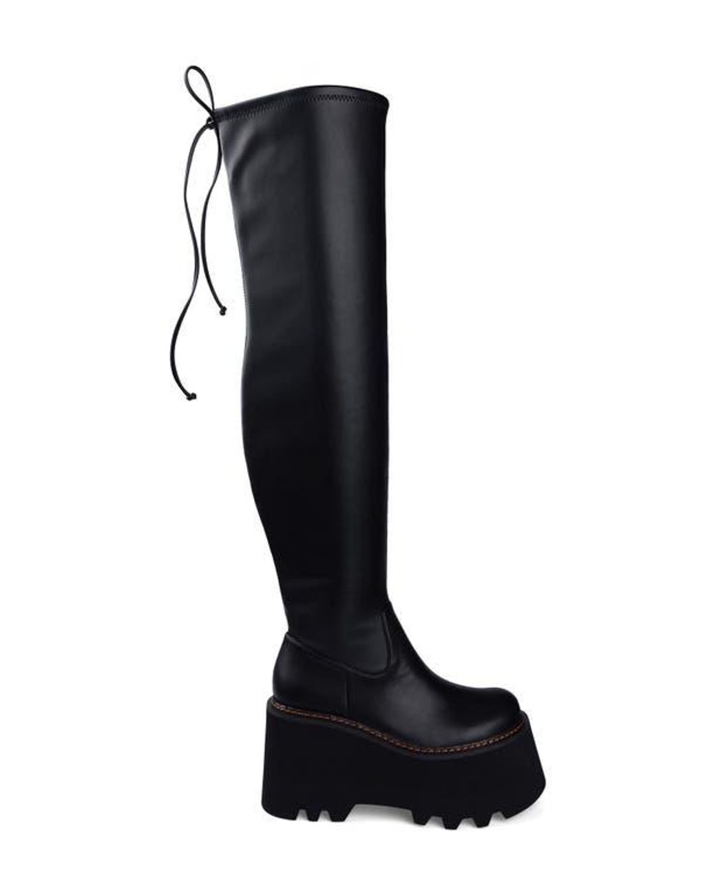Zigi Blakely Over The Knee Platform Boot in Black | Lyst
