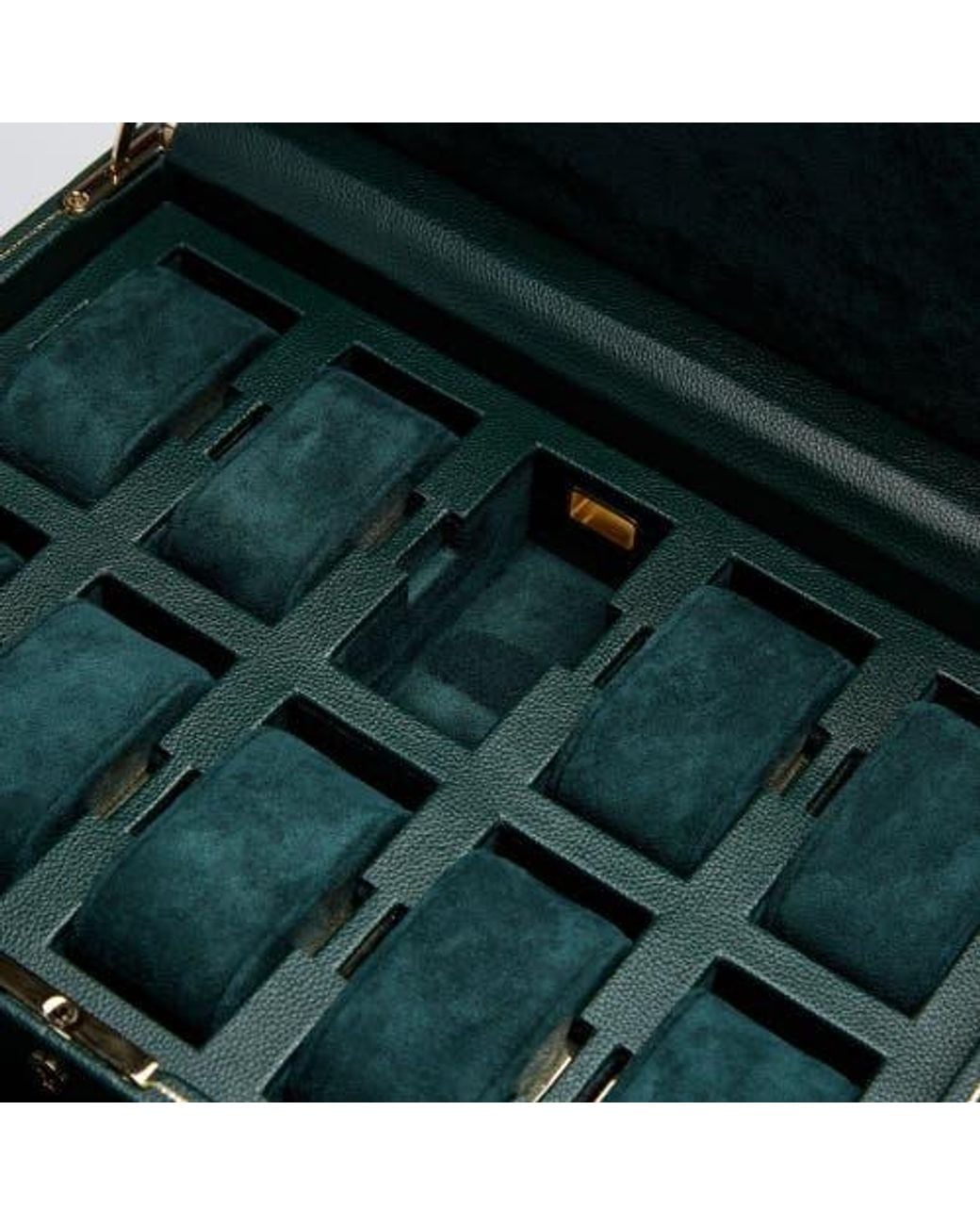 Wolf British Racing 10 Piece Watch Box With Drawer in Green for Men | Lyst