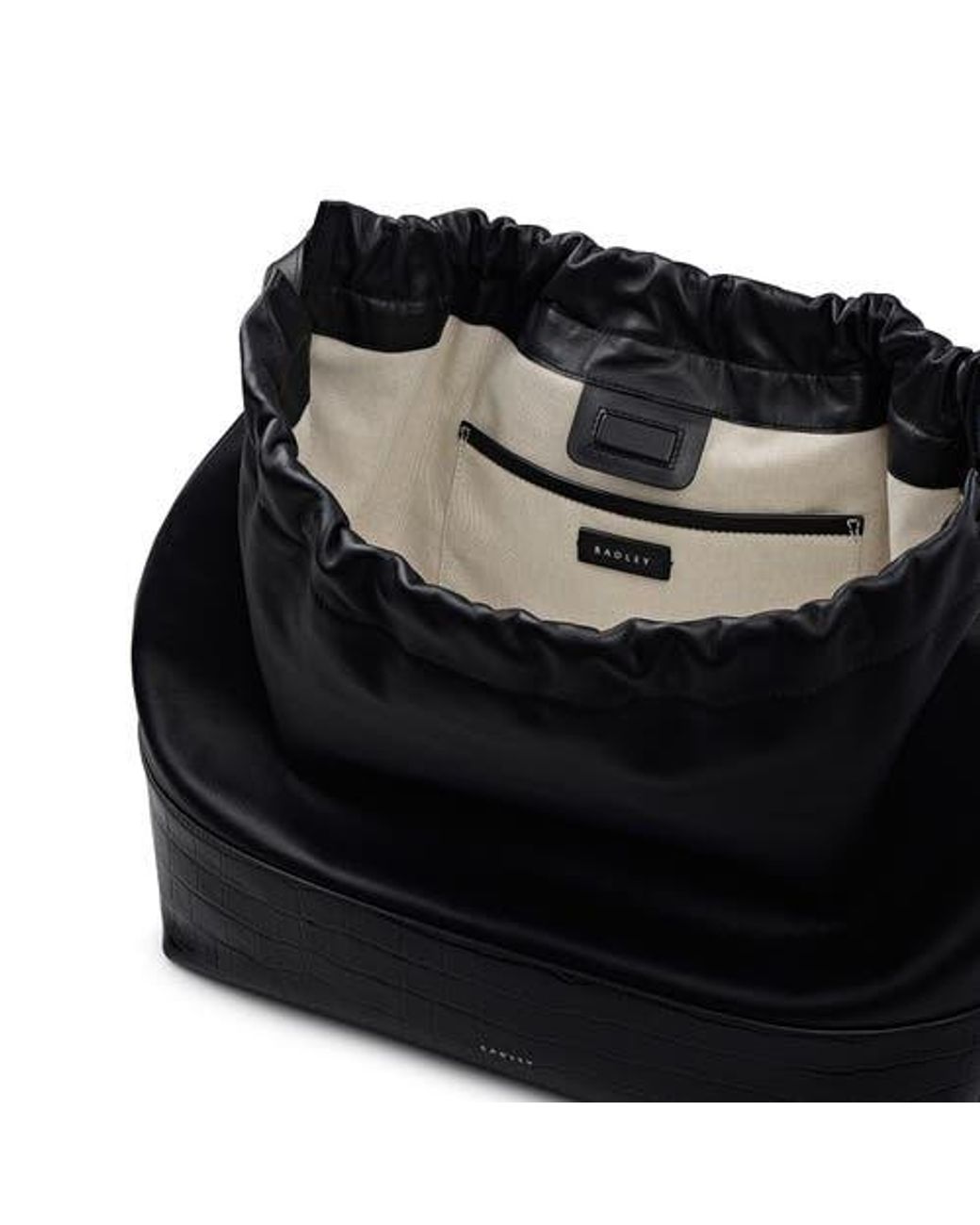 Radley The Portobello Drawstring Shoulder Bag in Black | Lyst