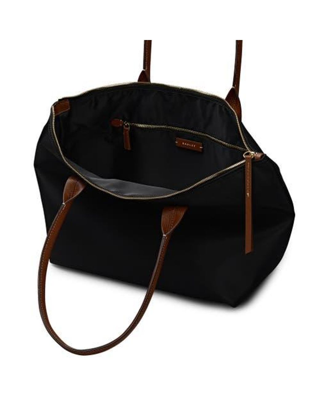 Radley The Townley Ziptop Satchel Bag in Black | Lyst