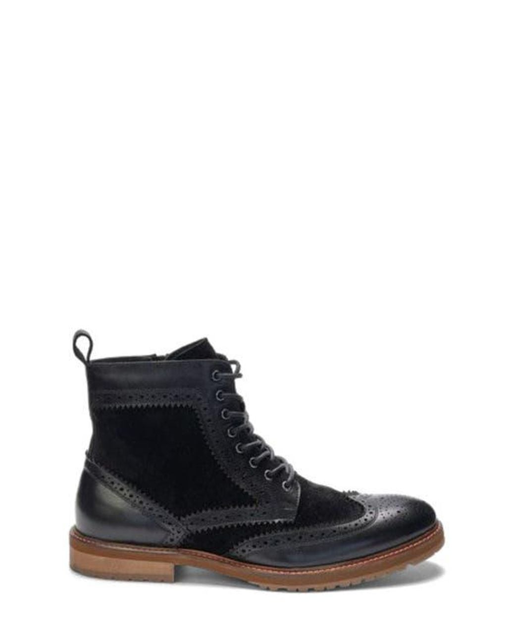 A. Veer Langston Wingtip Boot in Black for Men | Lyst