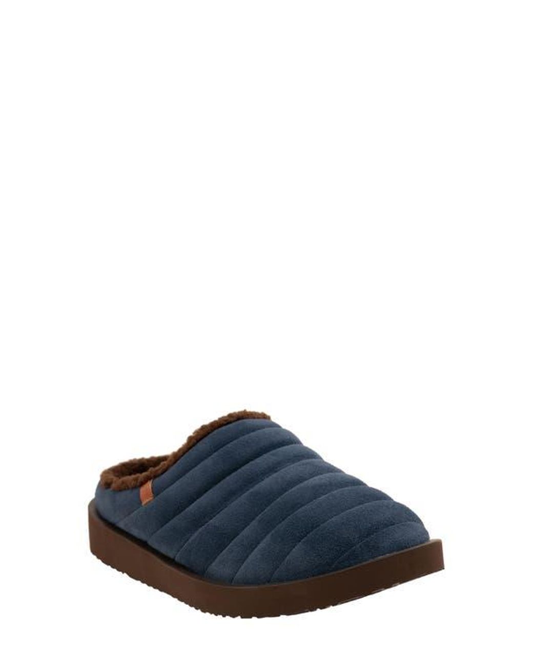 Revitalign Valley Faux Fur Lined Slipper in Blue | Lyst