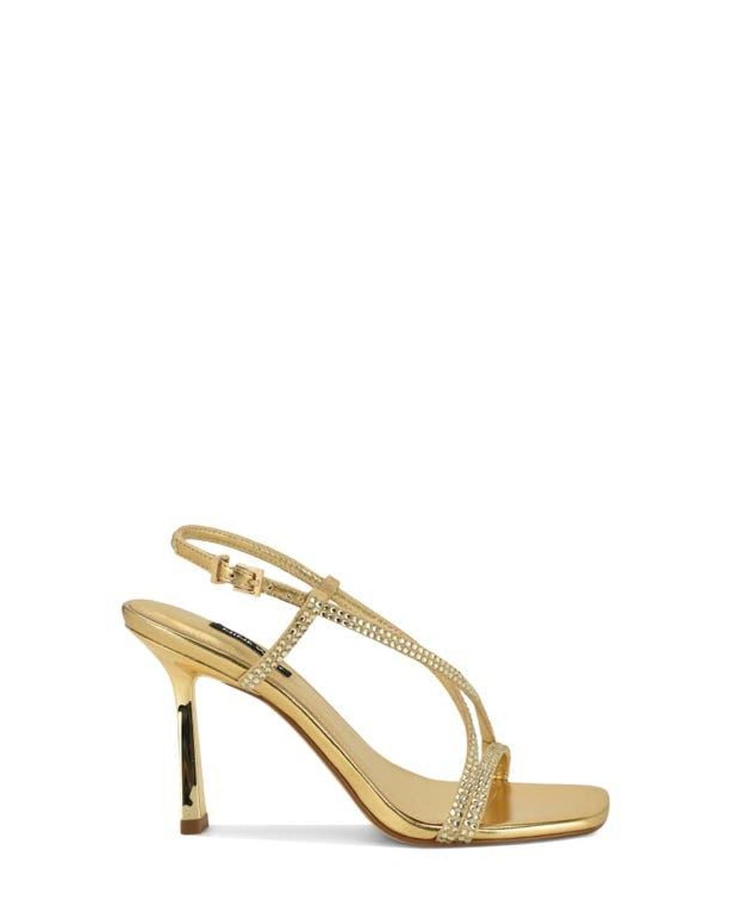 Nine West Vallanh Slingback Sandal in Metallic | Lyst