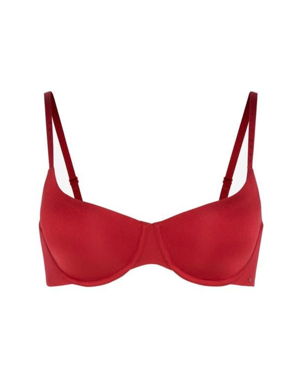 Savage x Fenty Microfiber Balconette Bra in Red | Lyst