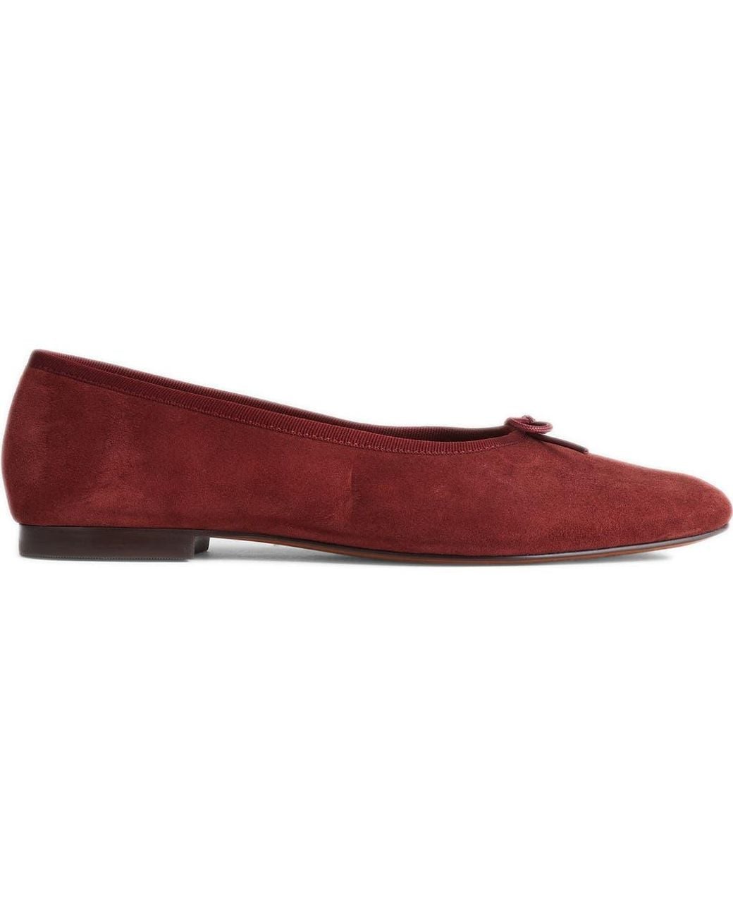 Madewell Francine Ballet Flat in Red | Lyst
