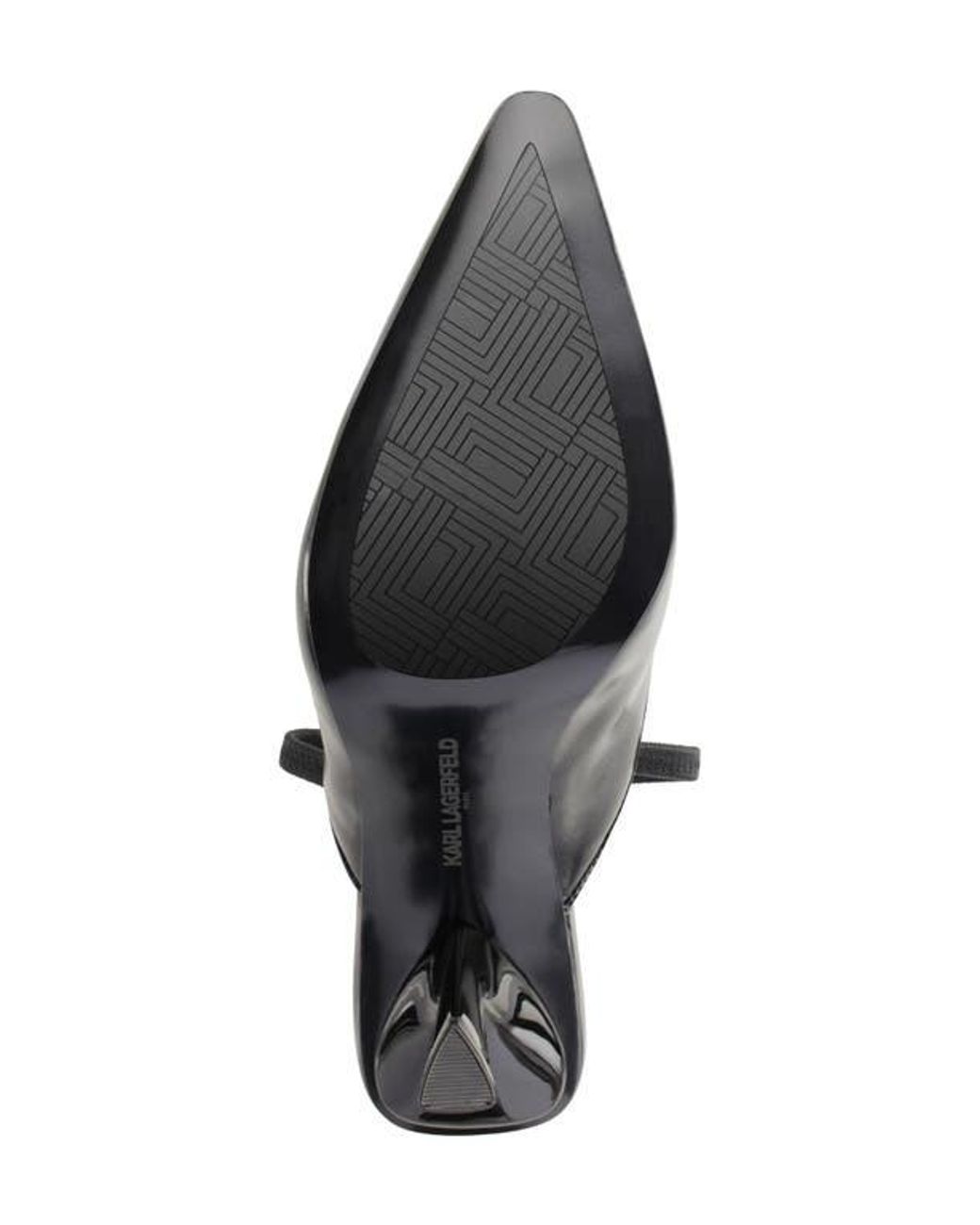 KARL LAGERFELD Keera Mary Jane Mule in Black | Lyst