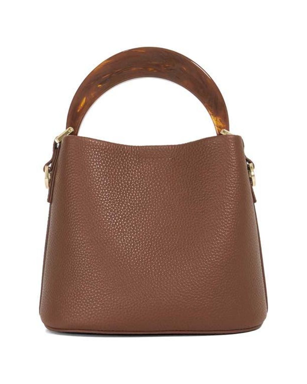 Dune Dharla Leather Top Handle Bag in Brown | Lyst
