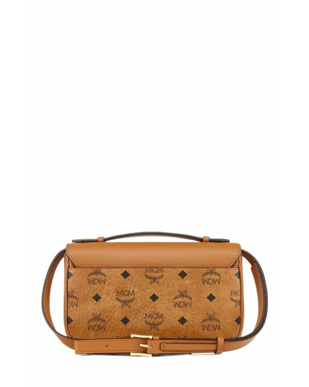 MCM Tracy Crossbody in White | Lyst