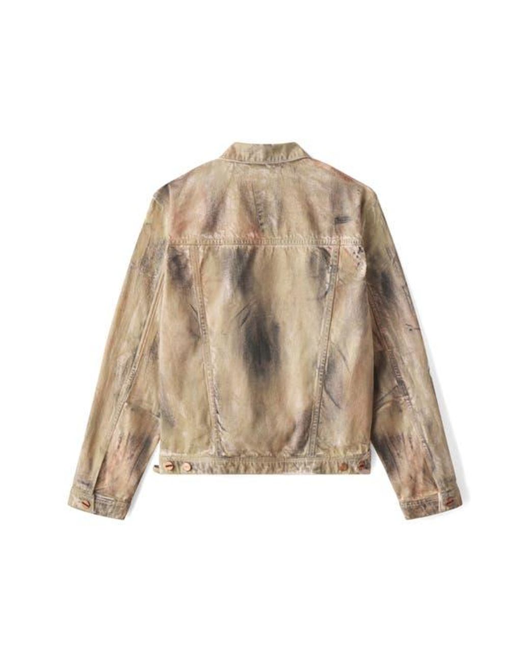 Vayder Oversize Stretch Denim Trucker Jacket in Metallic for Men | Lyst