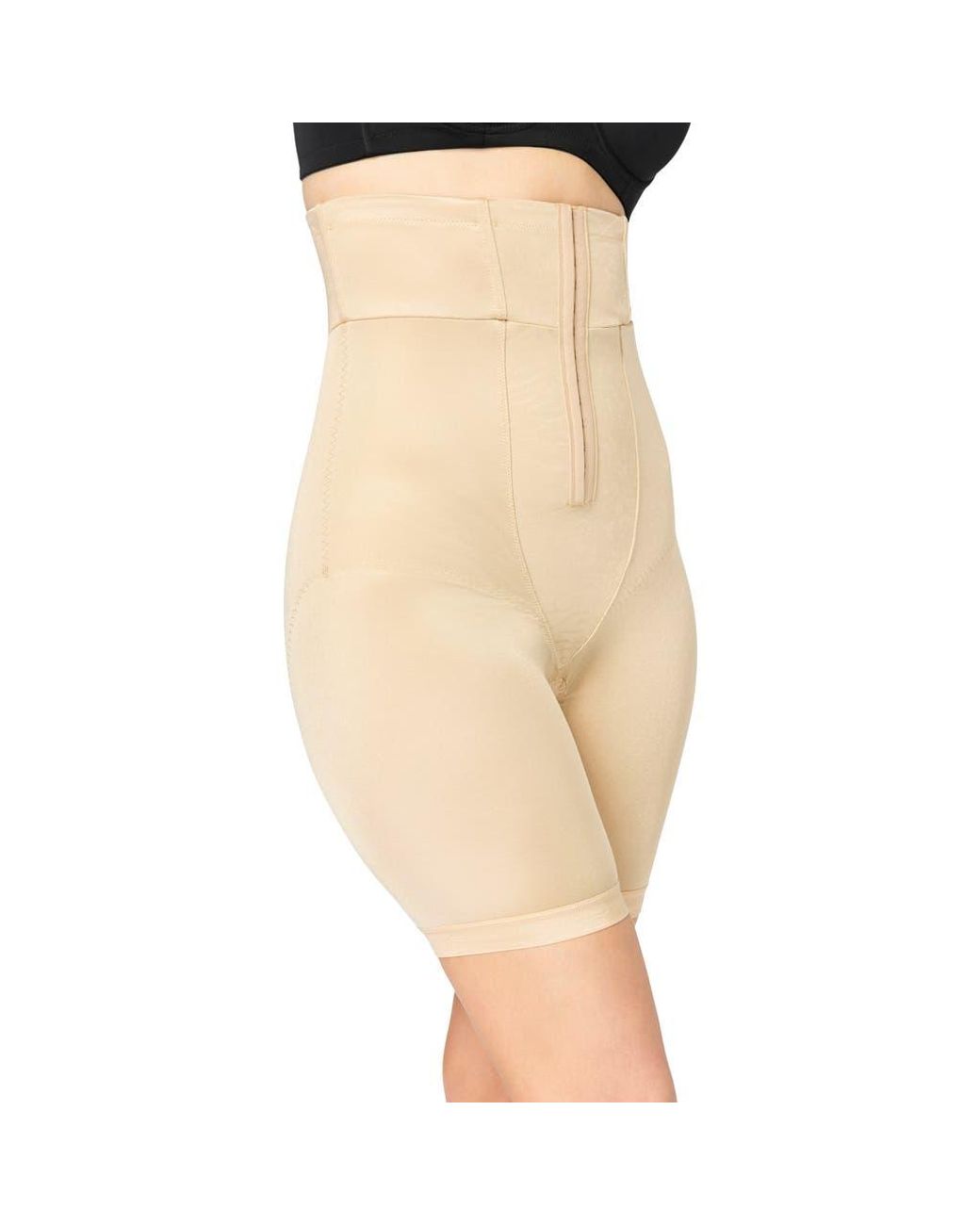 Secret Solutions Firm Control Long-Leg Waist Shaper in Natural | Lyst