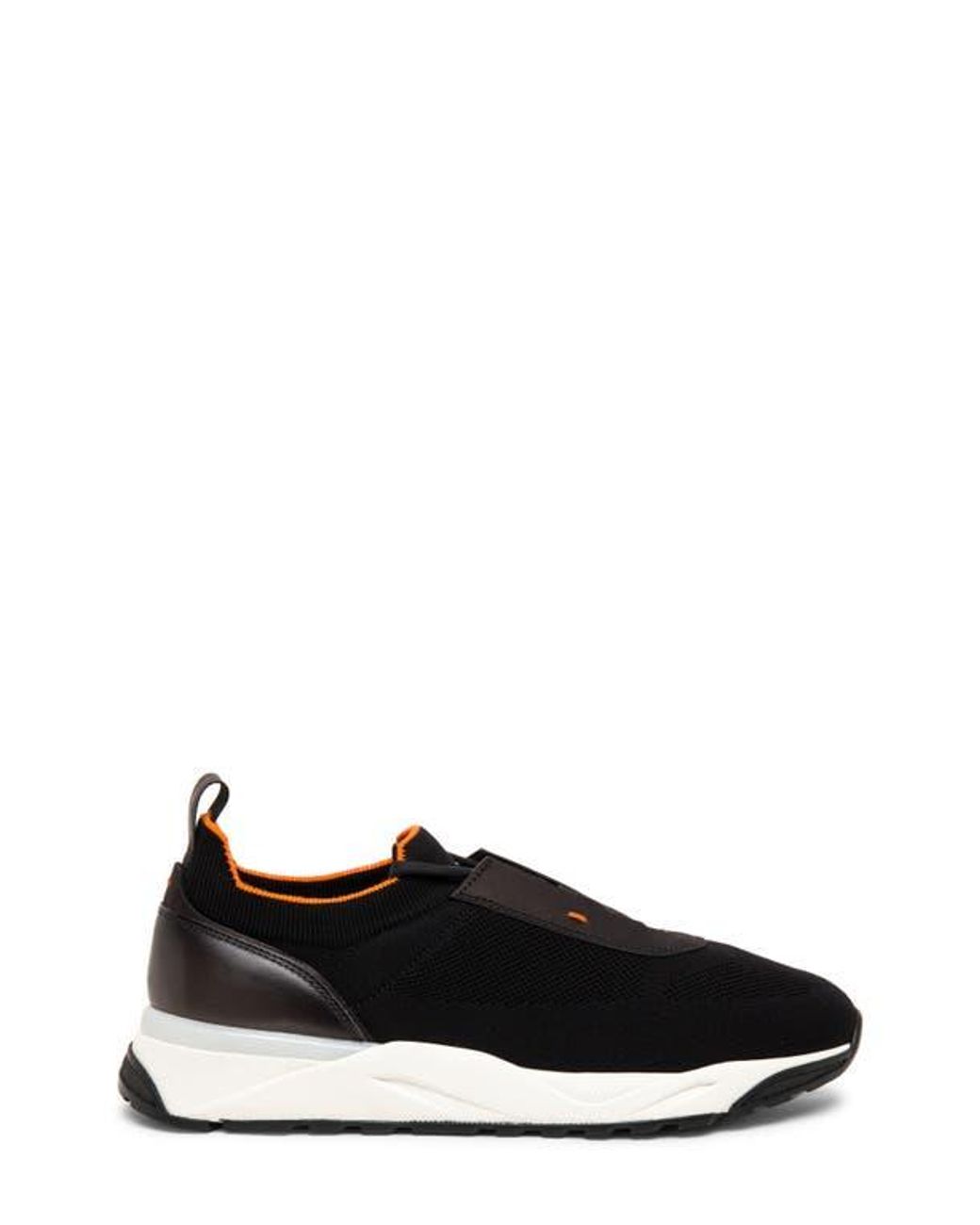 Santoni Flin Sneaker in Black for Men | Lyst